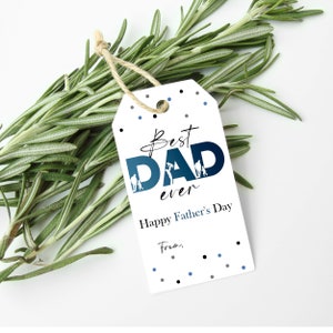 Father's Day Tag Dad Gift Tag Fathers Day Favor Tag Grandpa Gift Label ...
