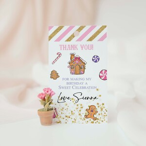 Editable Christmas Cookies Birthday Favor Tags,thank You Girl Party ...