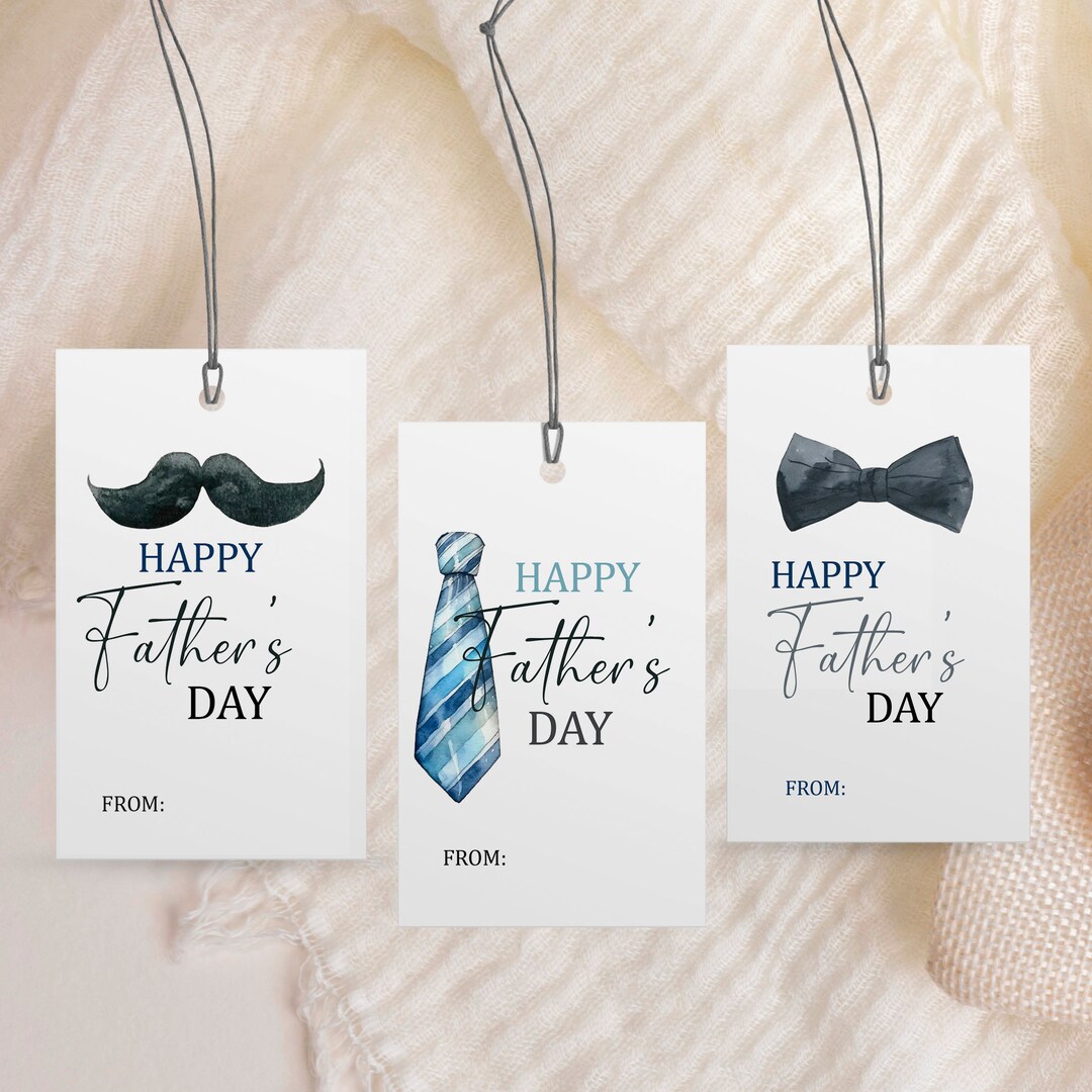 Father's Day Tag Dad Gift Tag Fathers Day Favor Tag Grandpa Gift Label ...