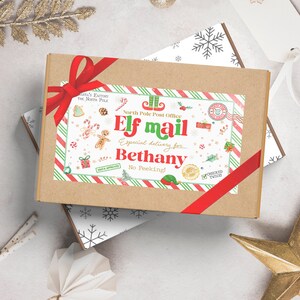 Elf Christmas Party Favor Gift Box, Santa Mail Sack From Elf, Christmas ...