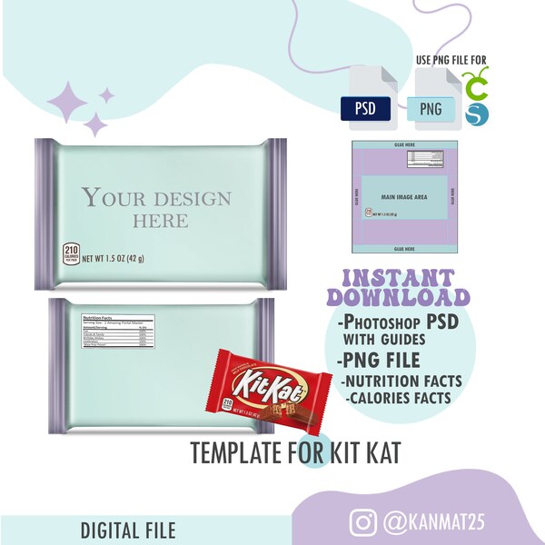 Kit Kat Wrapper - Etsy