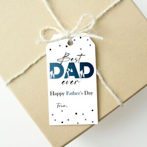 Father's Day Tag Dad Gift Tag Fathers Day Favor Tag Grandpa Gift Label ...