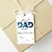 Father's Day Tag Dad Gift Tag Fathers Day Favor Tag Grandpa Gift Label ...