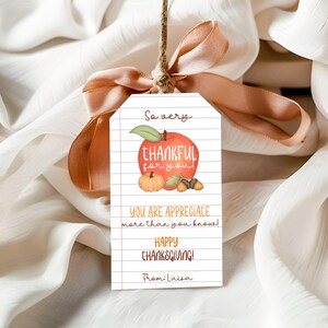Fall Thank You Tags, Fall Appreciation Tags, Staff Appreciation ...