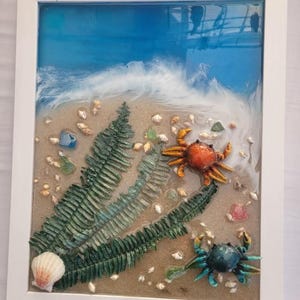 Ocean View Resin Wall Art - Etsy
