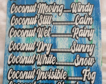 Hand Painted Weather Rock, Novelty Forecasting Stone, Small Gift ...