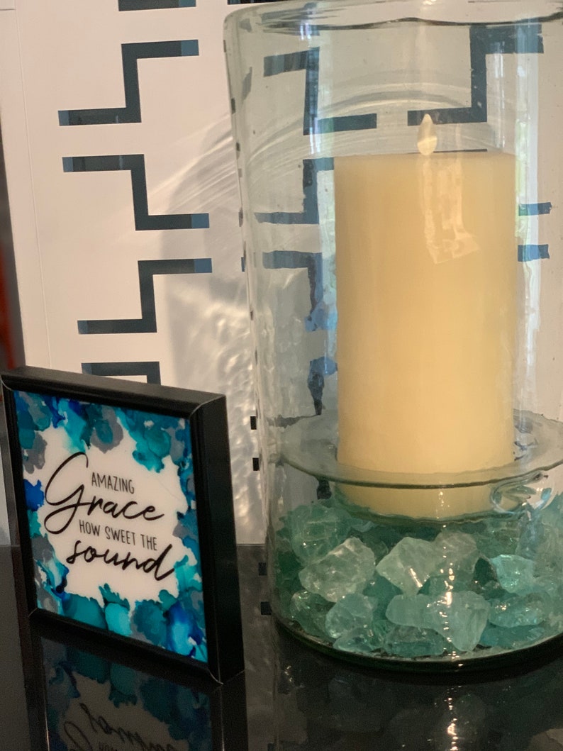 6 amazing Grace Framed Ceramic Tile Sign - Etsy