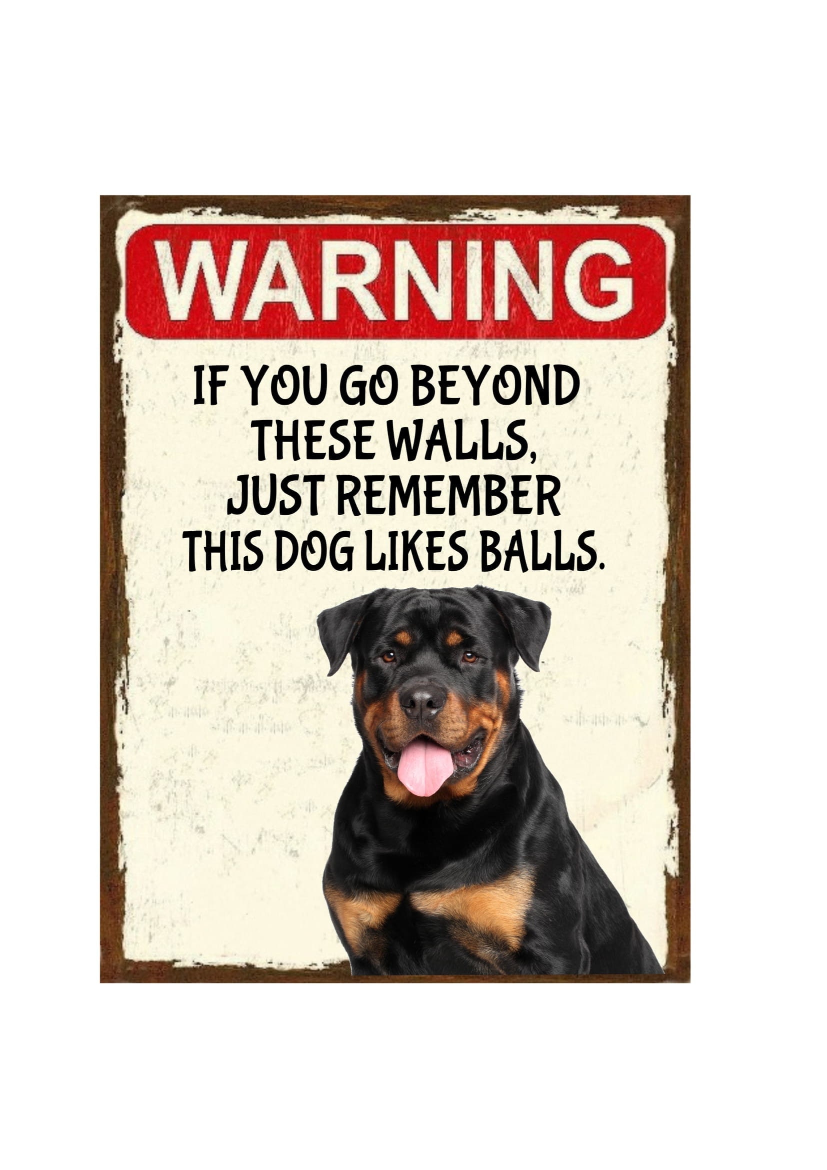 Buy Rottweiler Warning Signs