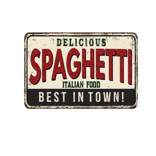 Spaghetti Signs - Etsy