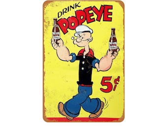Metal Popeye Sign - Etsy