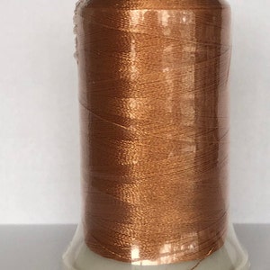 Polyester Machine Embroidery Thread 1100 Yards/1100 M. Peach, Orange ...
