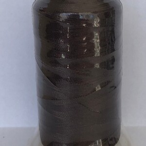 Polyester Machine Embroidery Thread 1100 Yards/ 1000 Meters. Chocolate ...