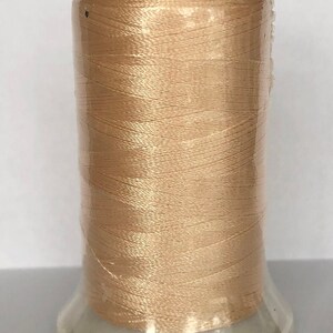 Polyester Machine Embroidery Thread 1100 Yards/1100 M. Peach, Orange ...