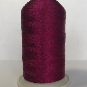 Polyester Machine Embroidery Thread 1000m. Dusty Pink, Mars Red ...