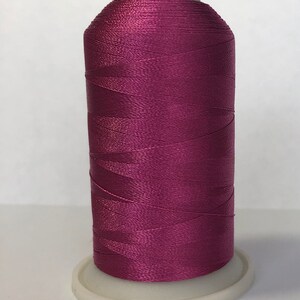 Polyester Machine Embroidery Thread 1000m. Dusty Pink, Mars Red ...