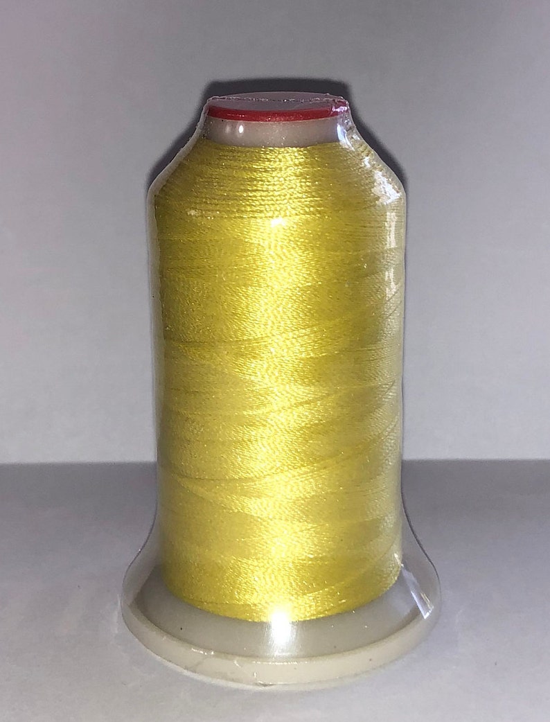 Polyester Machine Embroidery Thread 1000m/1100 Yards. Yellow - Etsy