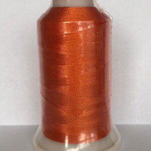Polyester Machine Embroidery Thread 1100 Yards/1100 M. Peach, Orange ...
