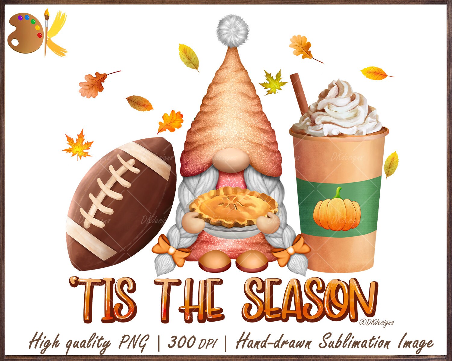 Fall Gnome Png Tis the Season Png Fall Football Png Pumpkin - Etsy