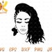 Black History SVG | Black Girl With Earrings SVG | Strong Afro Woman ...
