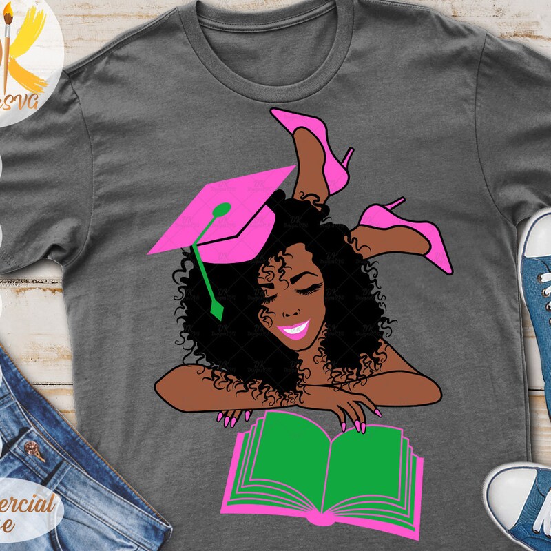 Black Woman Reading - Etsy