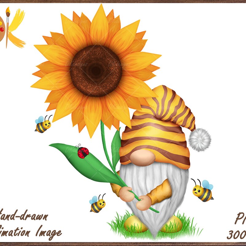 Sunflower Gnome - Etsy