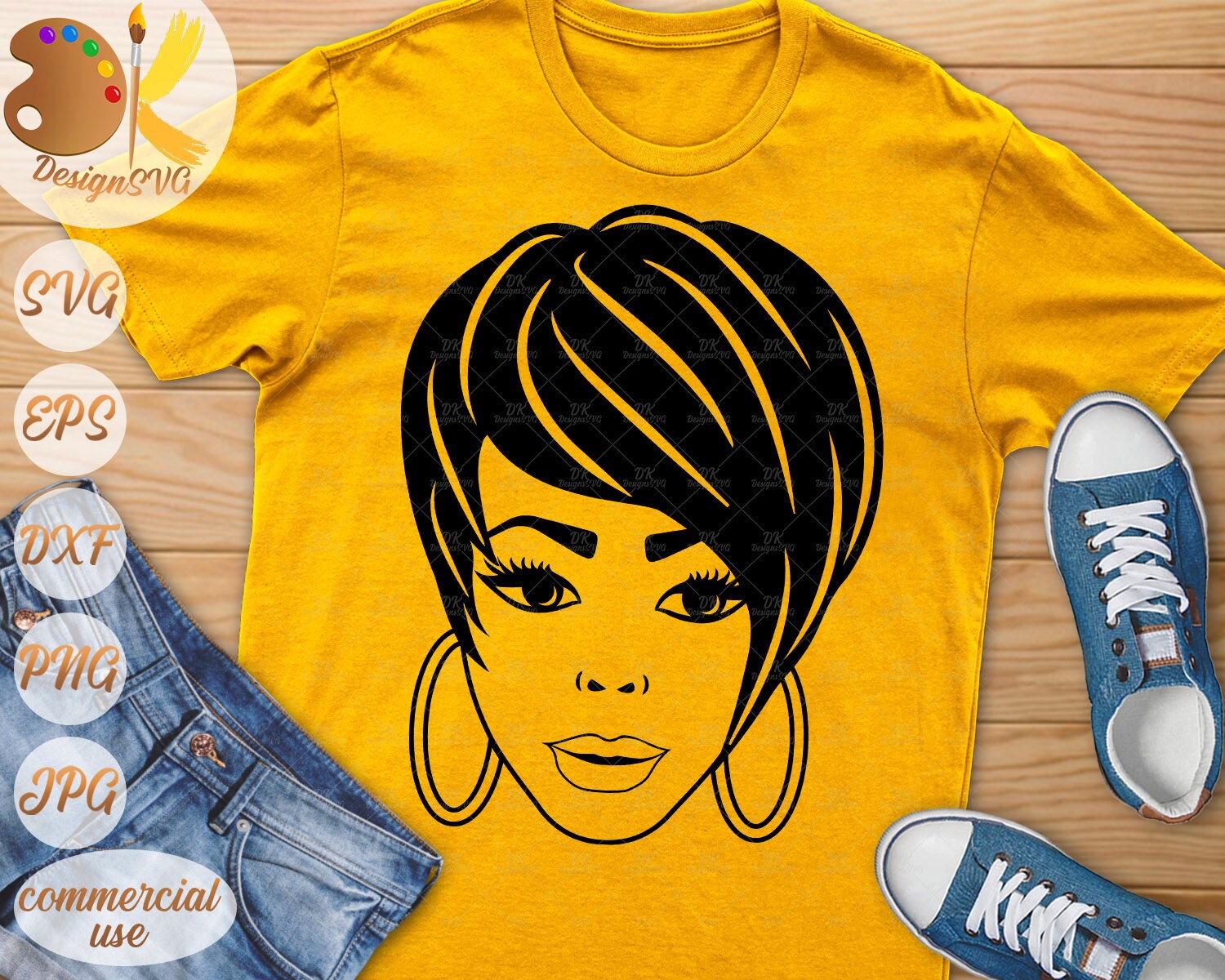 Afro Woman SVG Black Woman SVG African American Woman SVG - Etsy