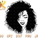 Afro Woman SVG | Black Woman SVG | Natural Hair SVG | Black Girl Magic ...