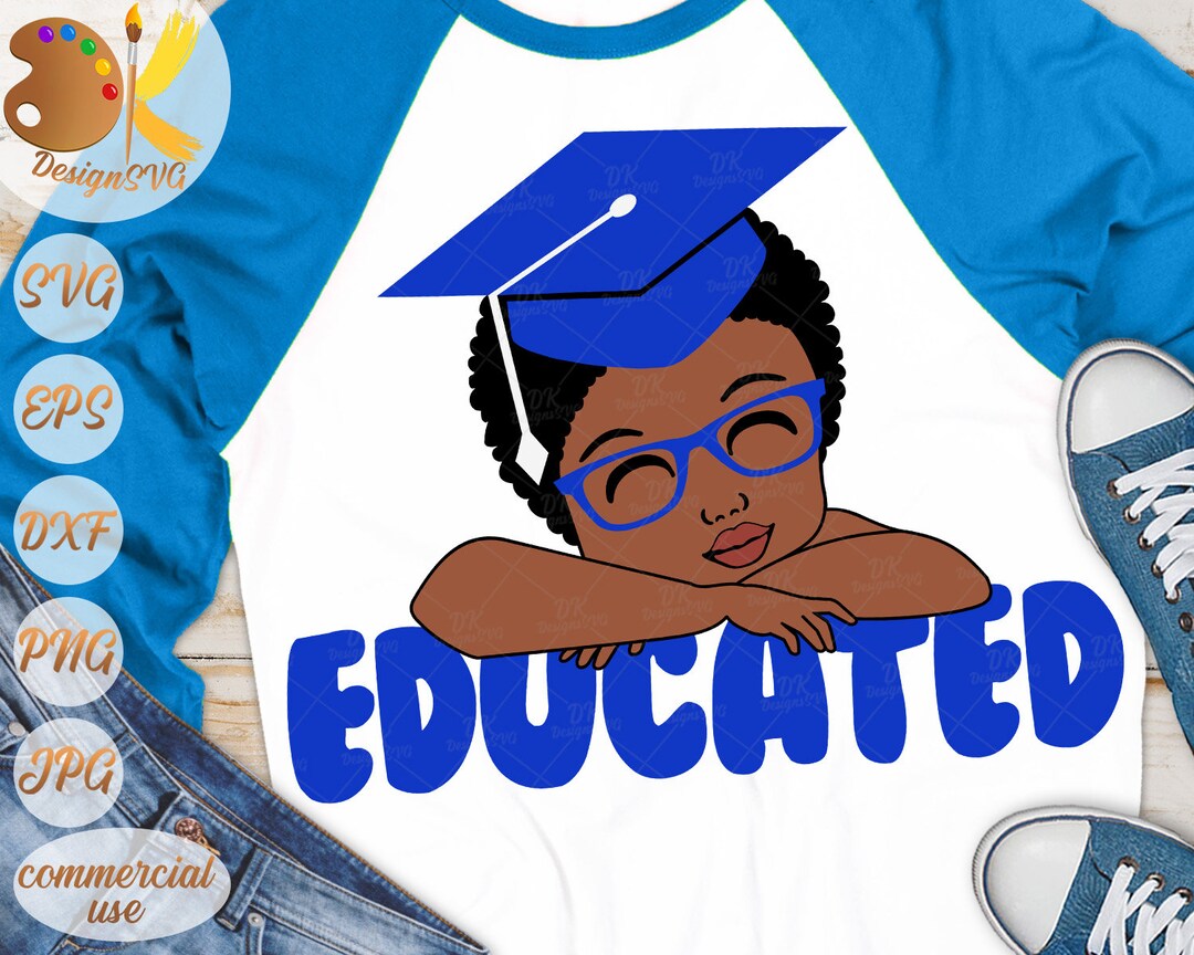 Black Boy Graduation SVG, Black Boy Peekaboo Svg, African American Kid ...