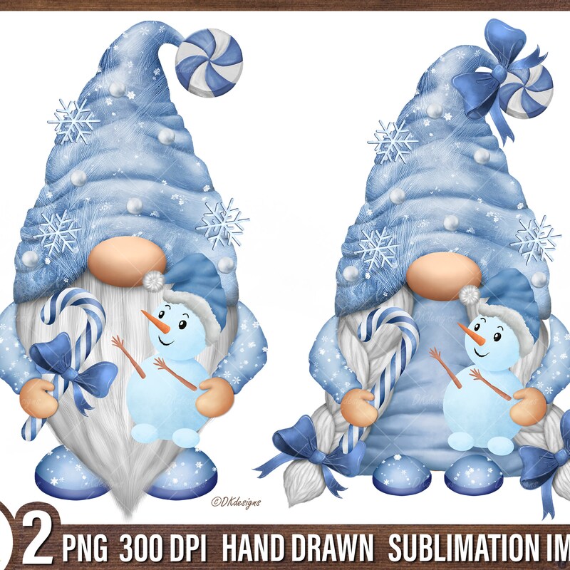 Winter Gnome Png - Etsy