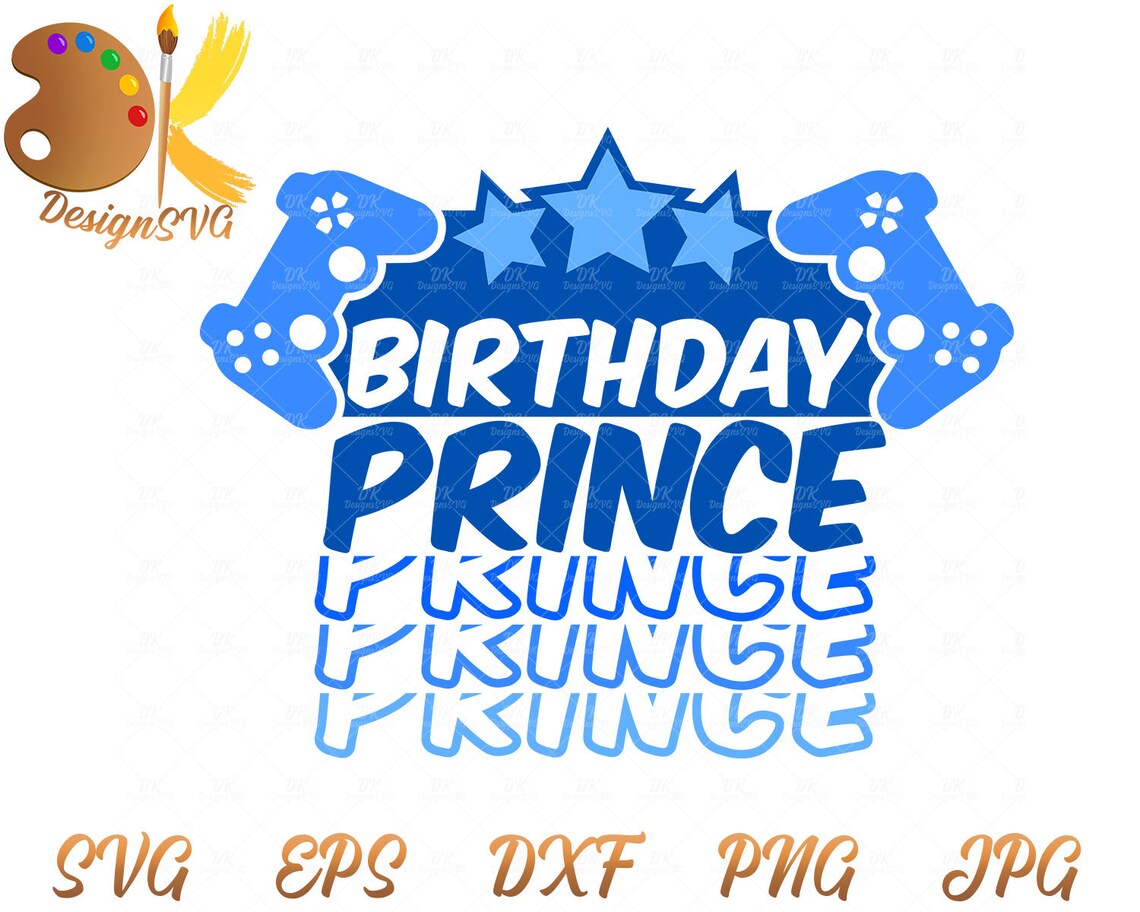 Birthday Prince SVG Birthday Boy SVG Cute Black Boy SVG | Etsy