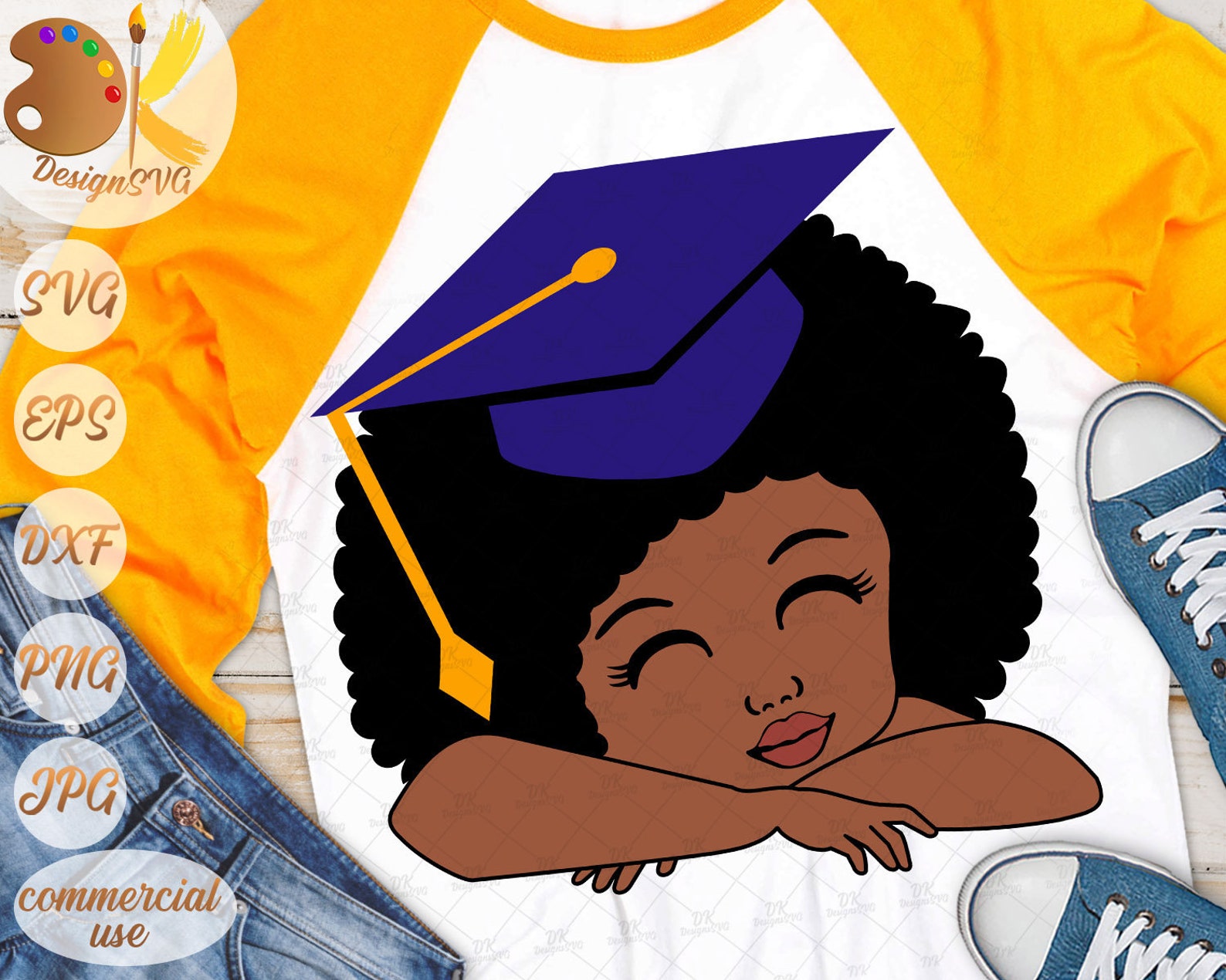 Black Girl Graduation SVG Afro Girl SVG Black and Educated - Etsy Norway
