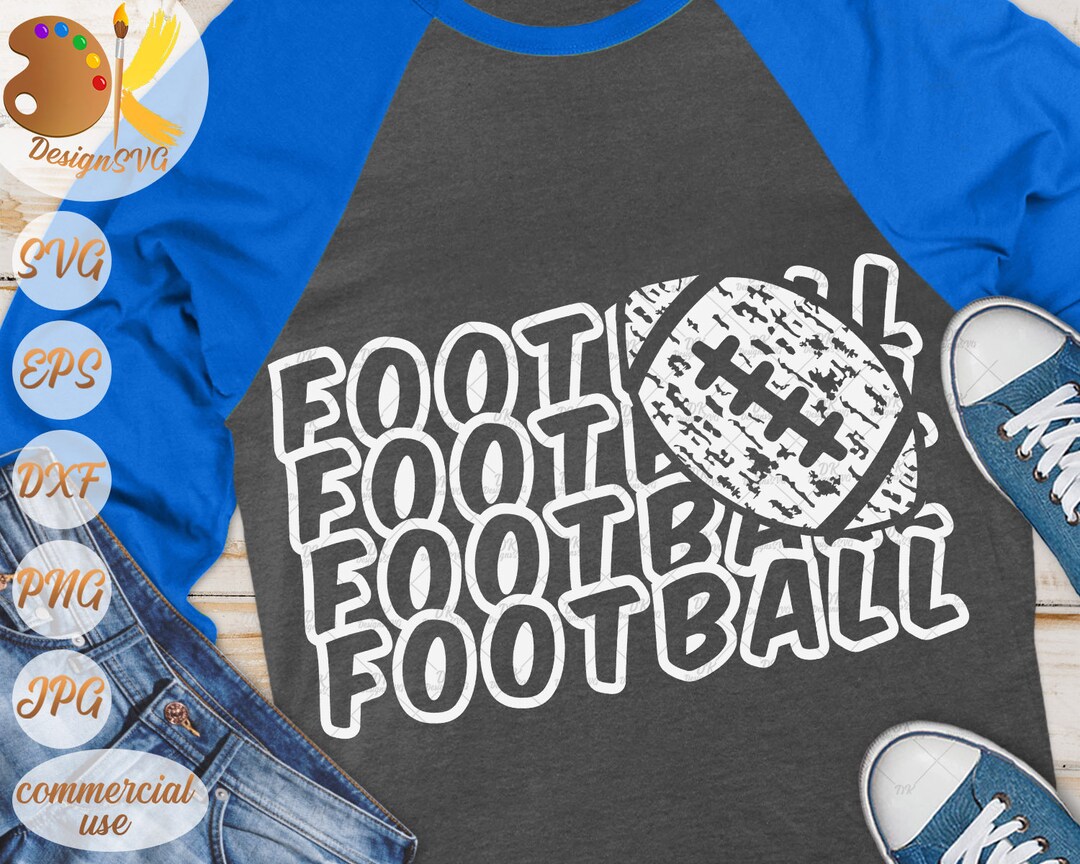 Football SVG | Grunge Football SVG | Distressed Football Ball SVG ...