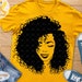 Afro Woman SVG | Black Woman SVG | Natural Hair SVG | Black Girl Magic ...