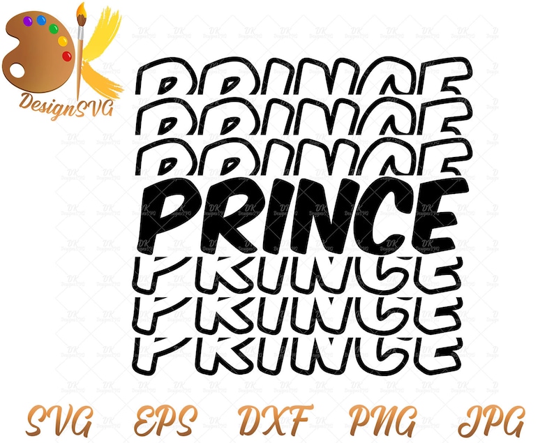 Prince SVG | Black Boy SVG | Black Prince SVG | Prince Stacked Svg ...