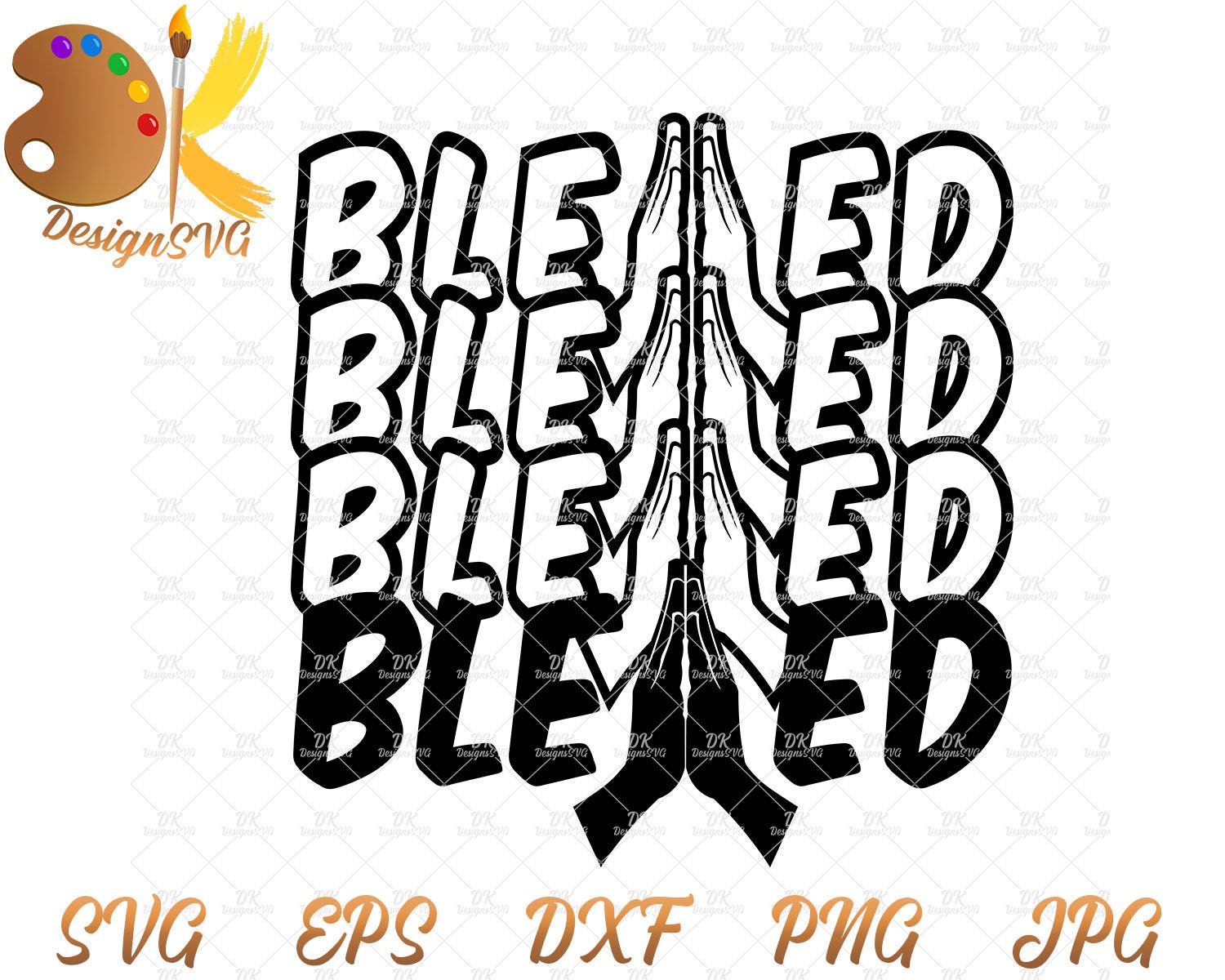 Blessed SVG | Black Lady Prayer Svg | Blessed Woman Svg | Praying Woman ...