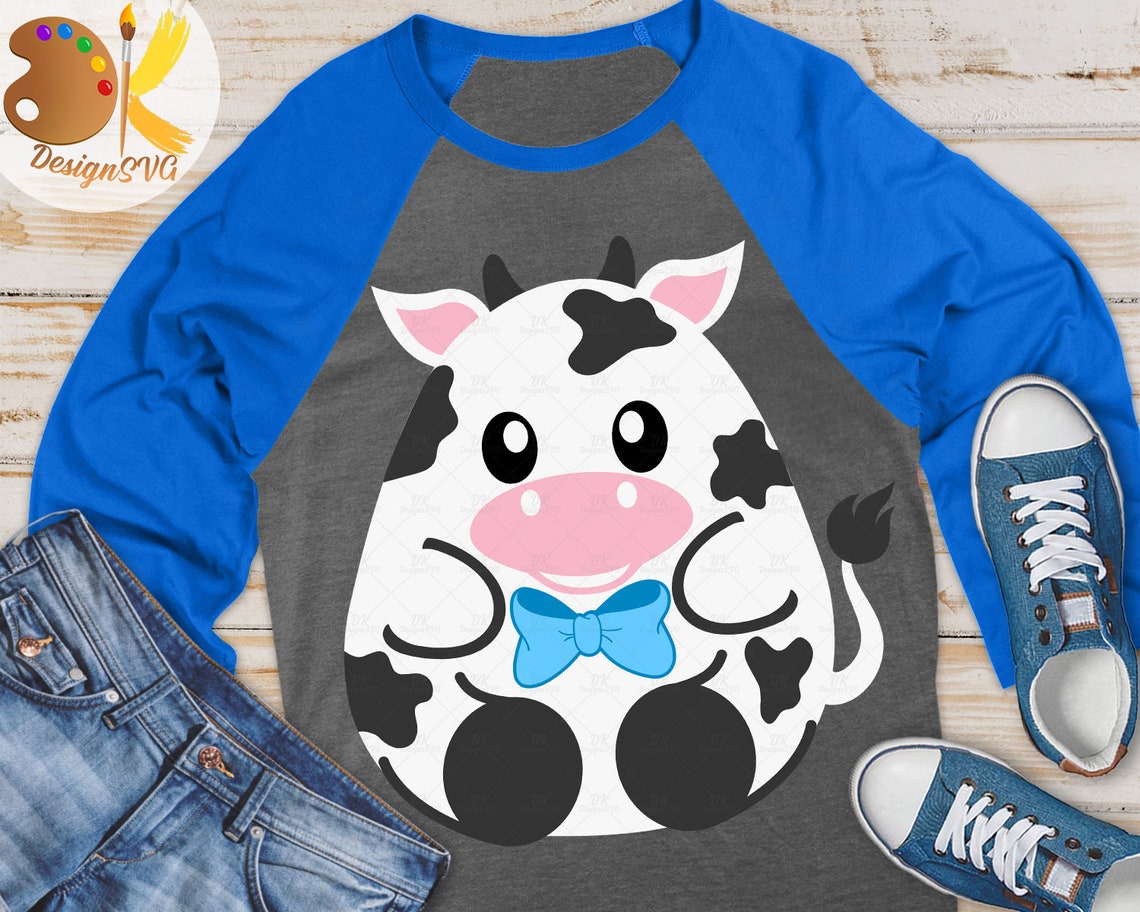 Cute Cow SVG Boy Cow Svg Baby Cow SVG Farm Animal SVG - Etsy Canada
