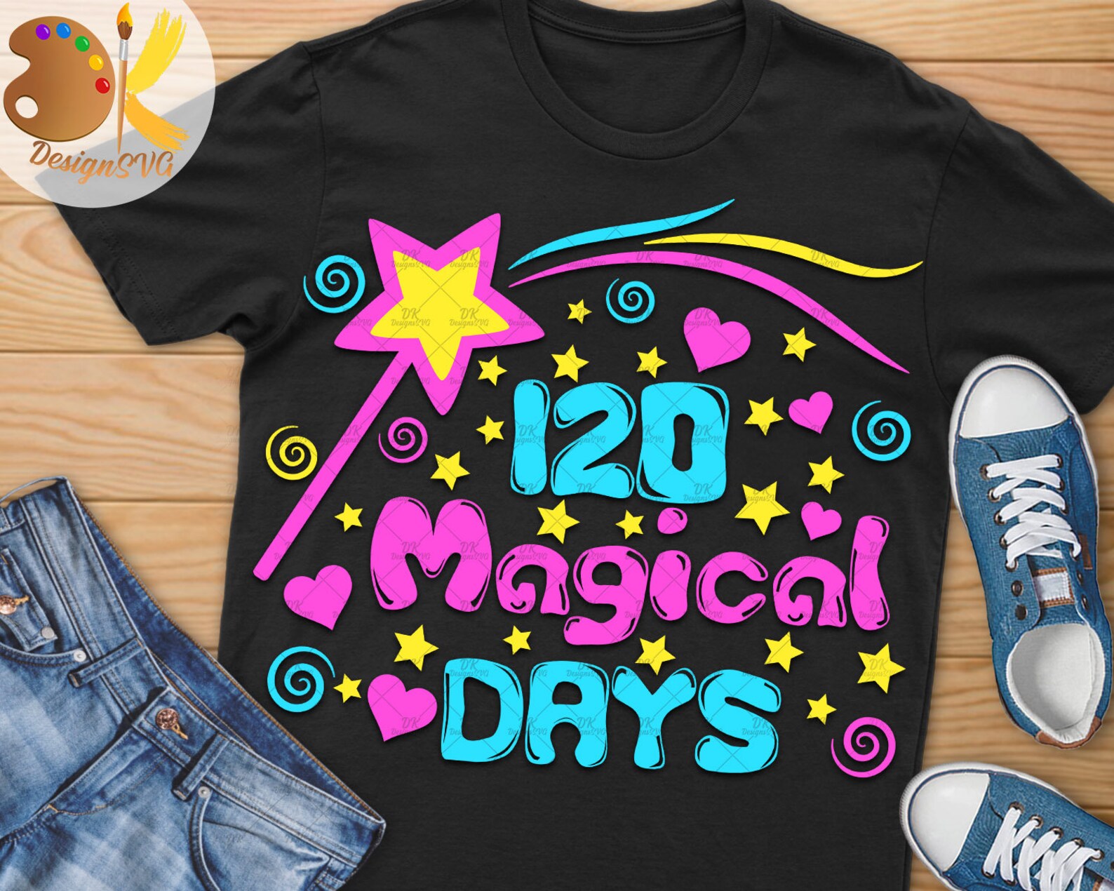 120 Magical Days SVG 120 Days Of School SVG 120 Days SVG | Etsy