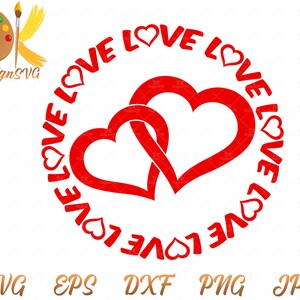 Valentine's Day SVG, Valentine Monogram Svg, Valentine SVG, Heart SVG ...