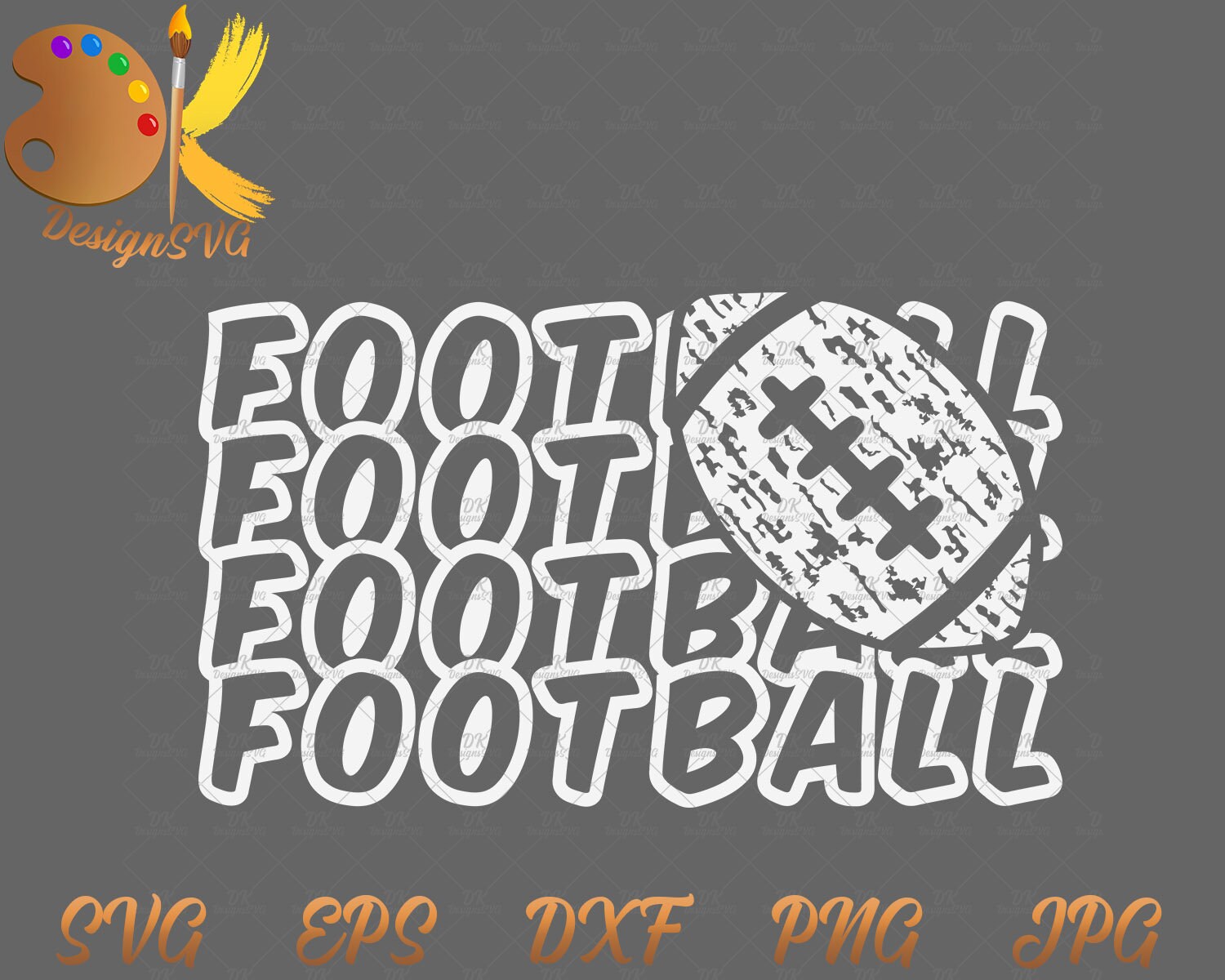 Football SVG | Grunge Football SVG | Distressed Football Ball SVG ...