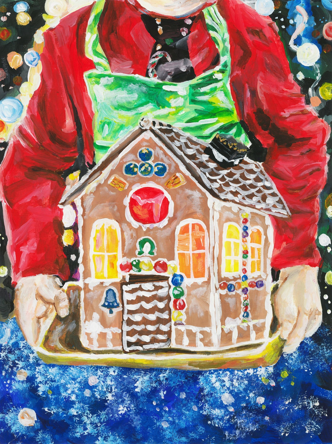 Artistic Christmas Cards - Etsy