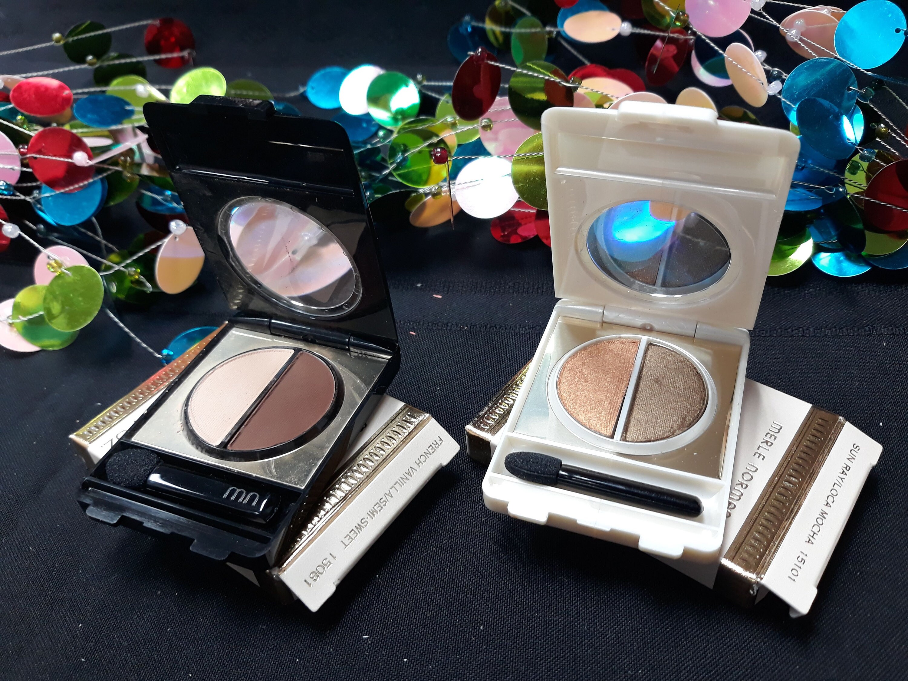 Merle Norman Cosmetics Luxiva Makeup Duo Eye Shadow Compacts 2 Shades ...