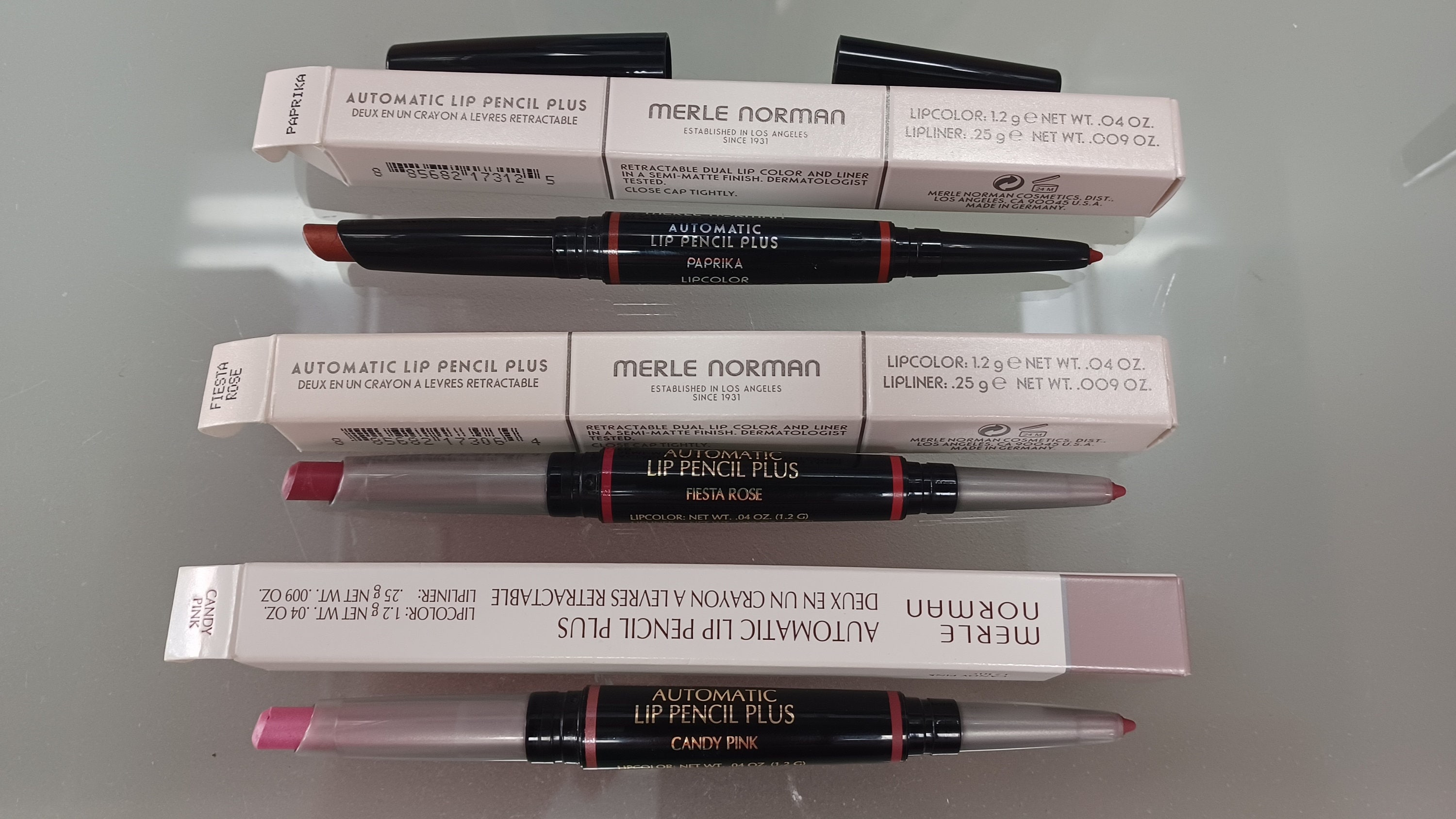 Merle Norman Luxiva Cosmetics Lip Color and Lip Pencil Liner Combo Duo ...
