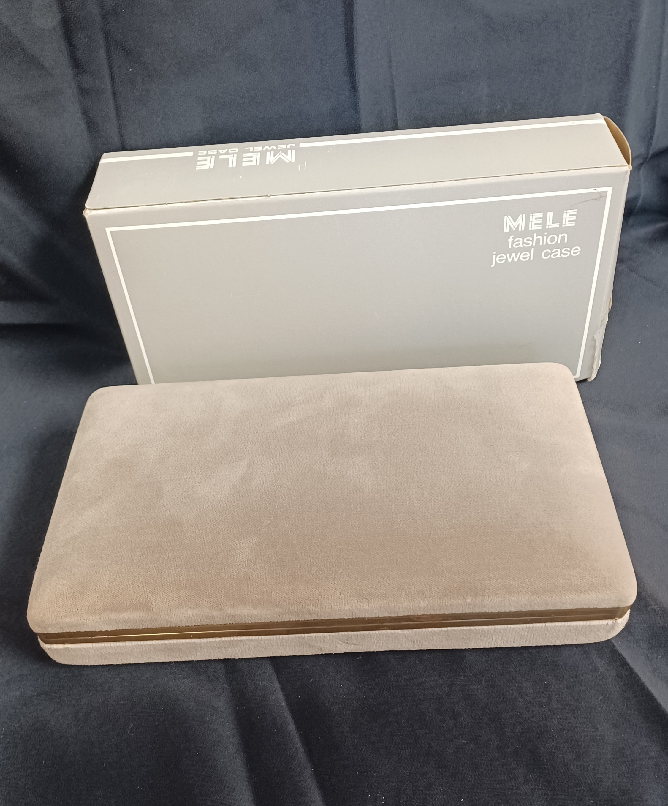 Merle Norman Mele Jewelry Box Hard Cases With Faux Velvet for - Etsy