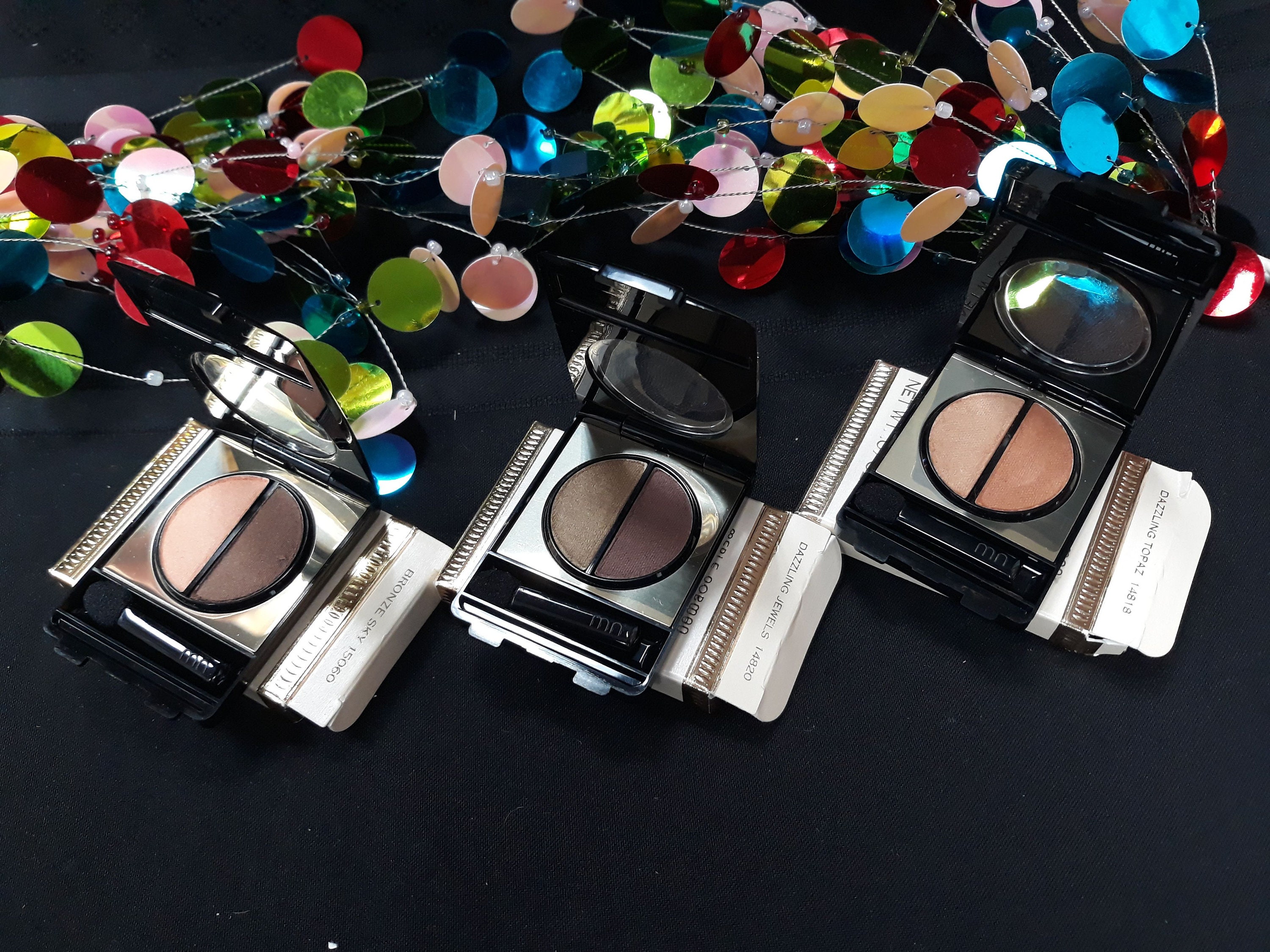 Merle Norman Cosmetics Luxiva Makeup Duo Eye Shadow Compacts 2 Shades ...