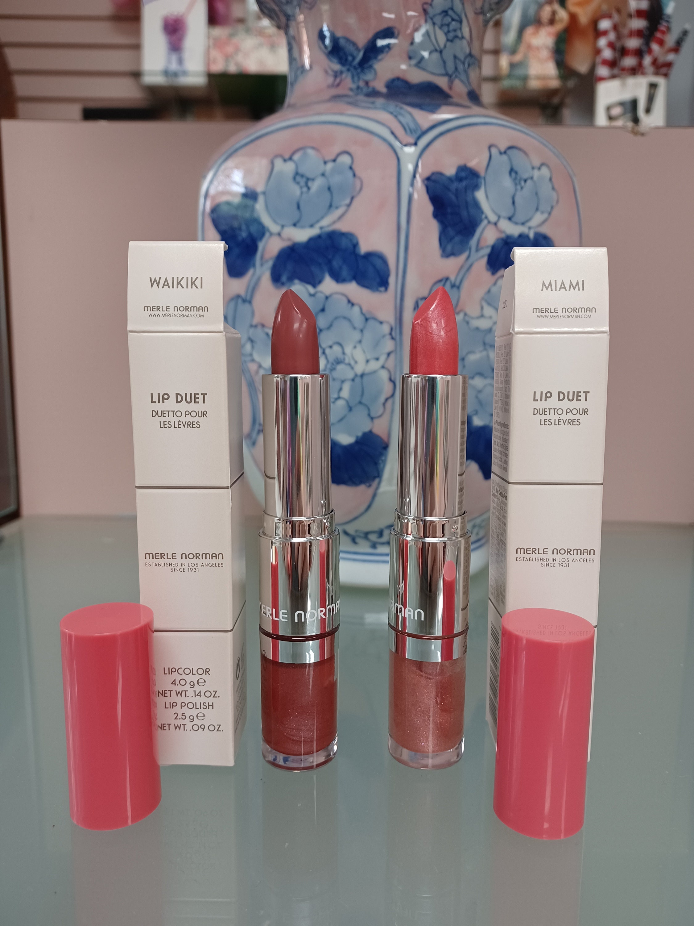 Merle Norman Luxiva Long Wear Lipstick Lip Gloss Duo - Etsy