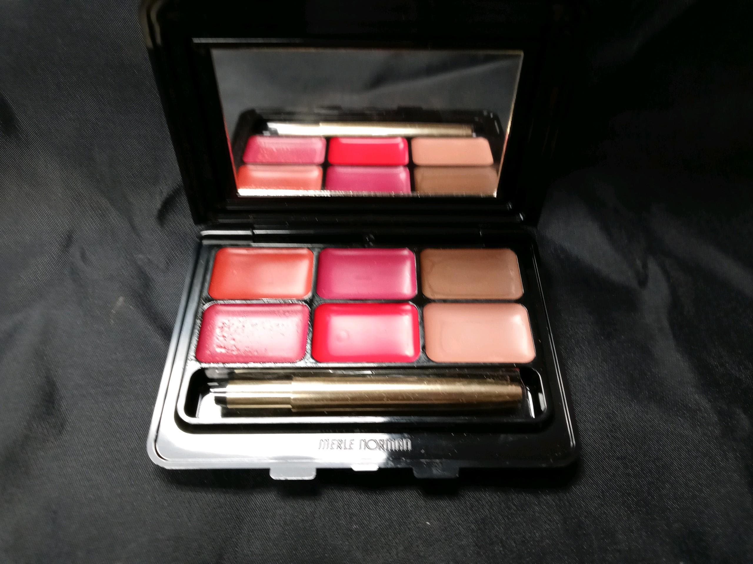 Merle Norman Cosmetics Creamy Liquid Lip Color Balm Gloss Compacts Trio ...