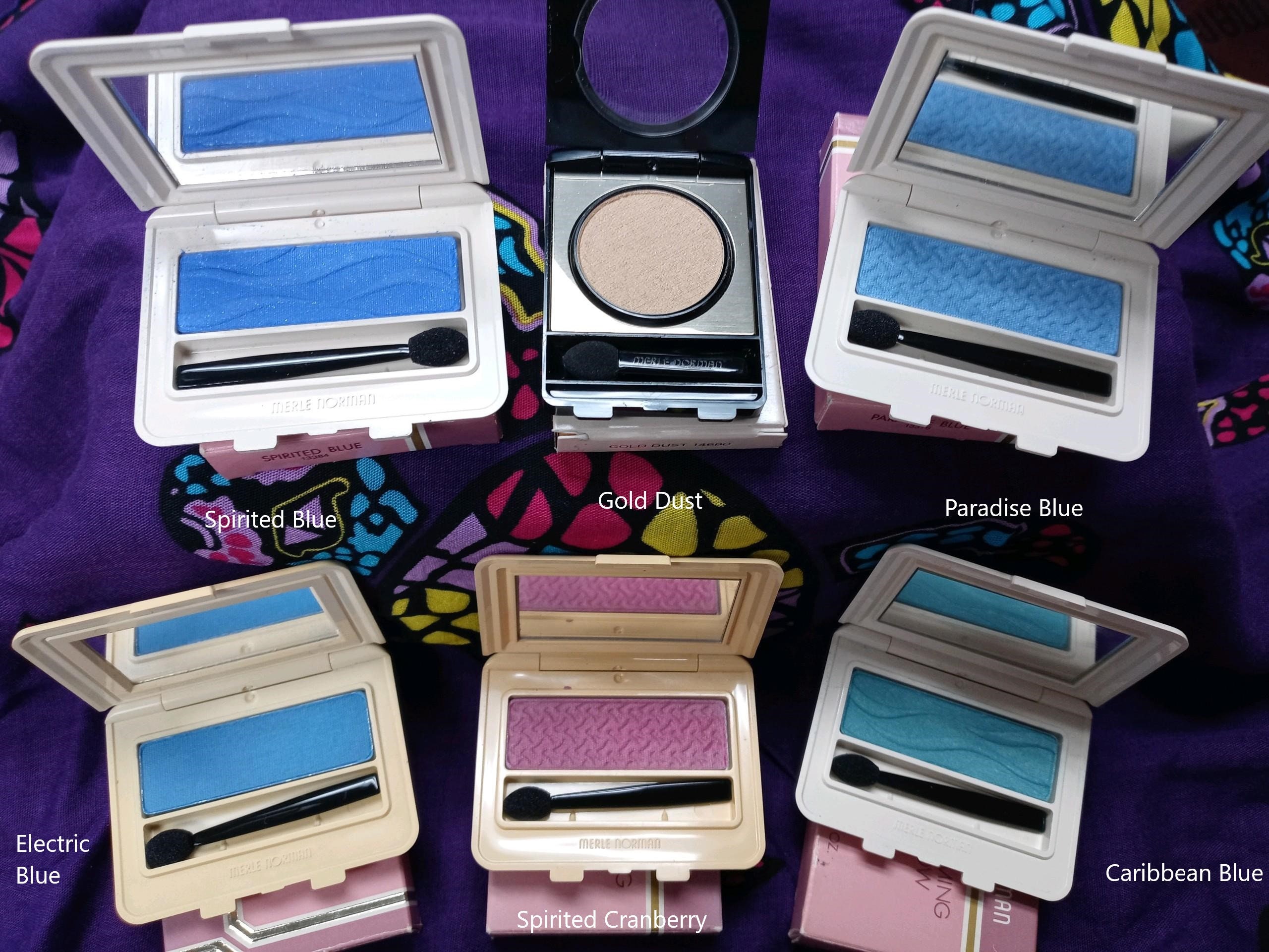 Merle Norman Cosmetics Luxiva Makeup Single Eye Shadow Compacts Pinks ...