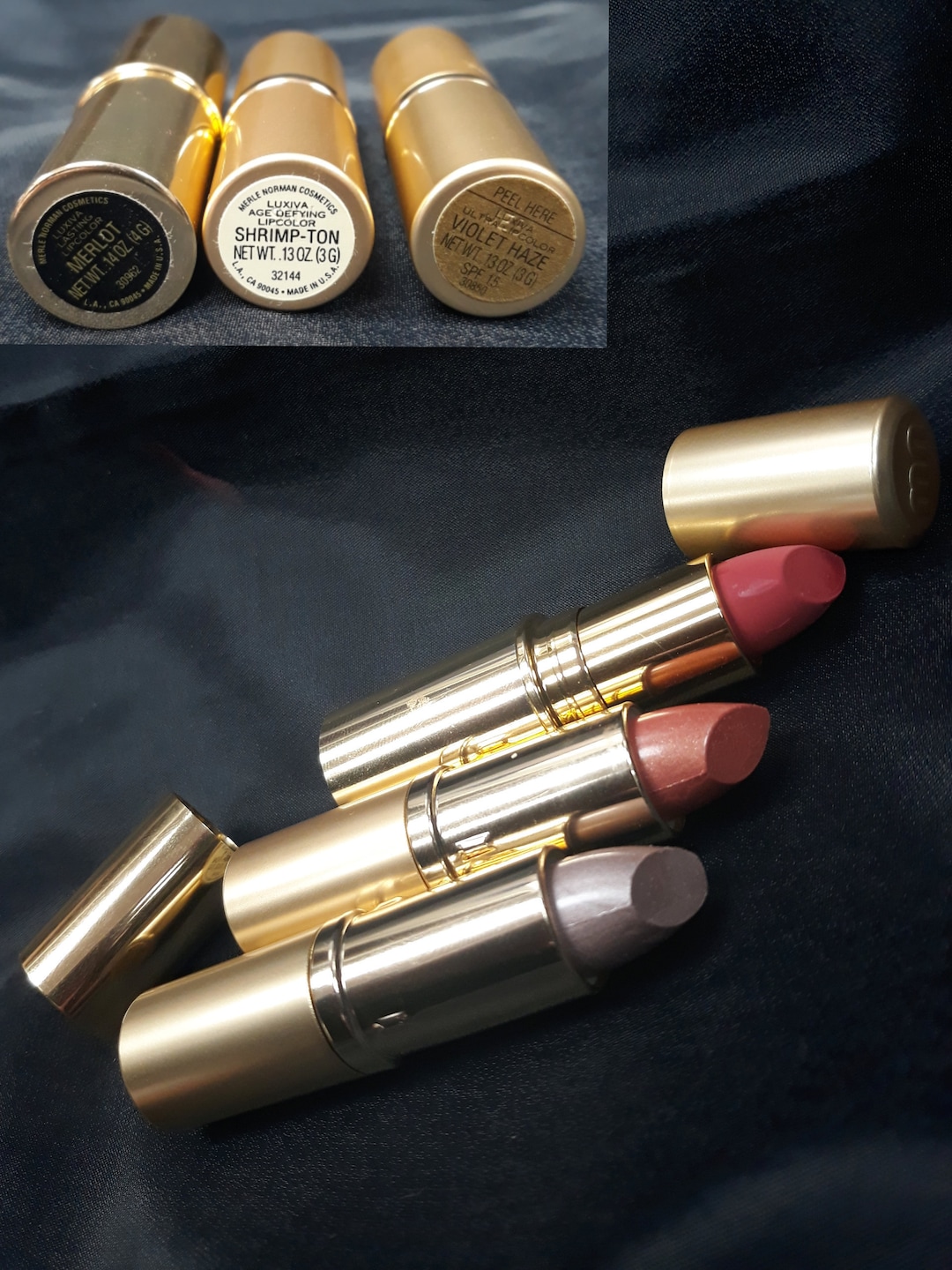 Merle Norman Luxiva Vintage Lipsticks - Etsy