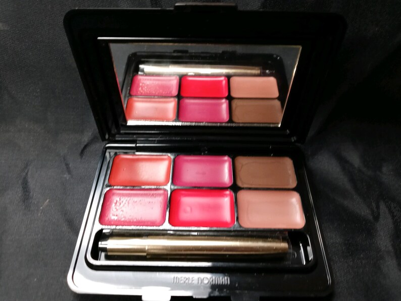 Merle Norman Cosmetics Creamy Liquid Lip Color Balm Gloss Compacts Trio ...