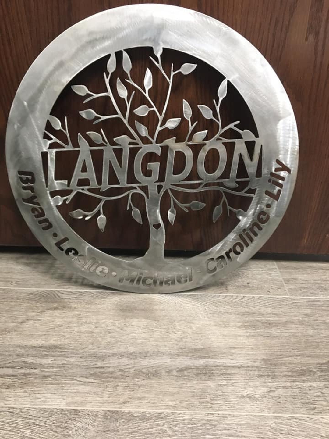 Metal Family Tree Decor - Etsy